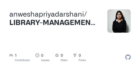 GitHub Anweshapriyadarshani LIBRARY MANAGEMENT SYSTEM USING SQL