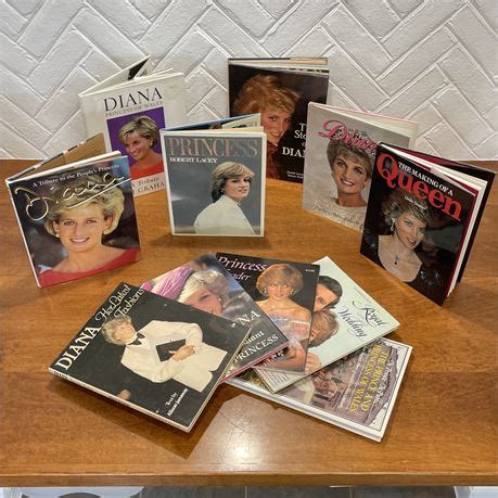 Blazing Auctions Grouping Of Princess Diana Books