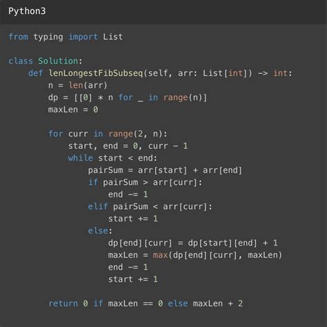 🔢 Day 58 Of 365daysofproductivity Length Of Longest Fibonacci Subsequence 🔢 Gade Lokesh