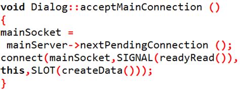 Core Code For Receiving Connection Information Download Scientific