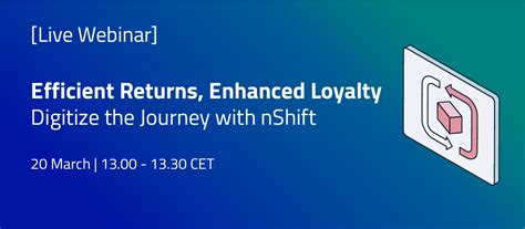 Webinar Efficient Returns Enhanced Loyalty Digitize The Journey