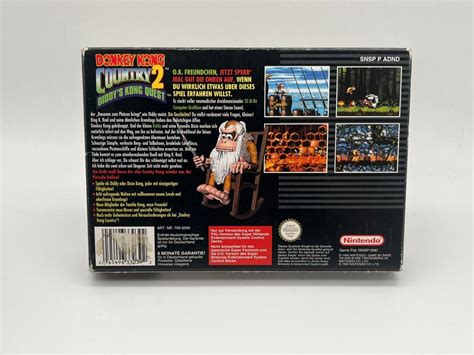 Donkey Kong Country 2 Diddys Kong Snes Pal Ovp Nintendo Gebraucht In