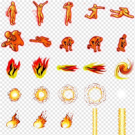 Sprite Rpg Maker Xp Rpg Maker Vx Gamemaker 스튜디오 스프라이트 게임 주황색 불 엠블럼 Png Pngwing