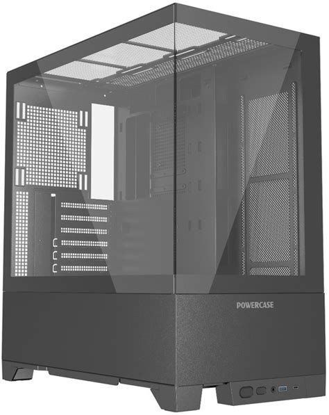 Корпус Powercase Vision Black V2: купить в интернет магазине Регард ...