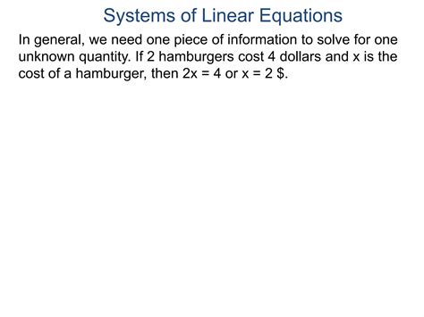 56 System Of Linear Equations Pptx