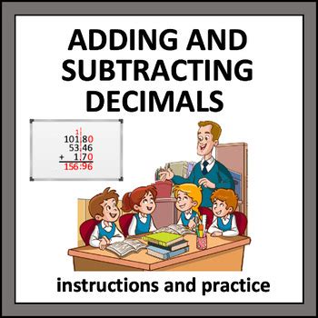 Adding And Subtracting Decimals Instructions And Practice Made By Teachers