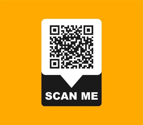 Scanner De Code Qr Pour Smartphone Code Qr Avec Inscription Scannez Moi Avec Smartphone