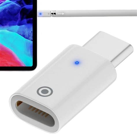 Nabíjecí adaptér Lightning female USB C male pro Apple Pencil 1