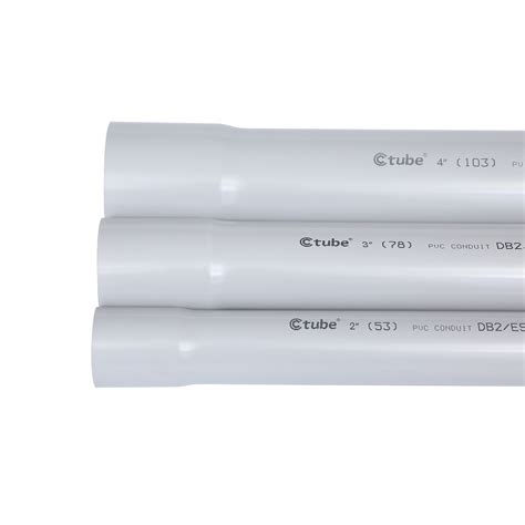 Direct Burial DB2 4 PVC Electrical Conduit Supplier China 4 Inch