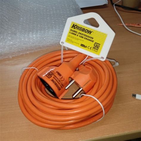 Jual Kabel Ekstensi Krisbow Kabel Ekstension Colokan Listrik 5 Dan 10