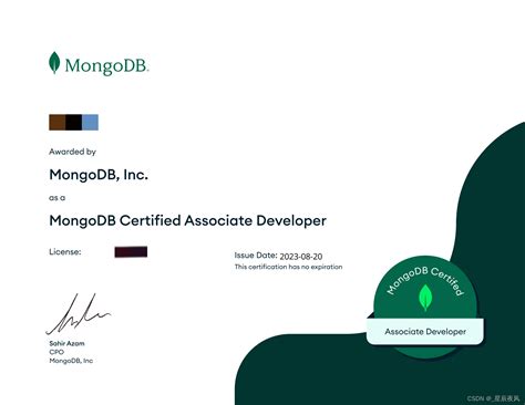 Mongodb Certified Associate Developer 认证考试心得mongodb认证考试 Csdn博客