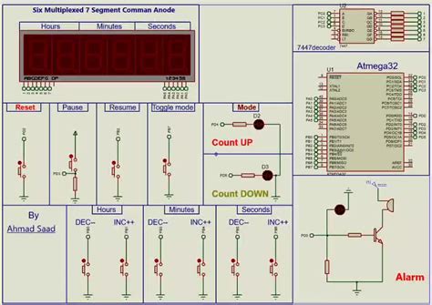 Ahmad Saad On Linkedin Embeddedsystems Atmega32 Stopwatch Timers
