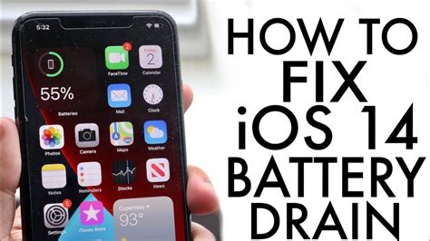 How To Fix Ios Battery Drain Youtube