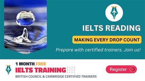 Making Every Drop Count Reading Answers Ielts Reading Test