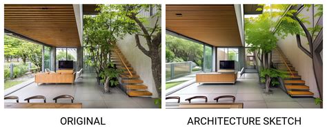 Architecture Illustratrion Sketch Workflow Comfyui Workflow