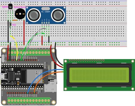 6 4 asistente de reversa — documentación de sunfounder esp32 starter kit