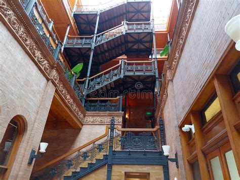 Los Angeles California The Bradbury Building Located At 304 South