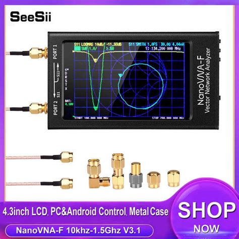 Seesii Nanovna F 10khz 1 5ghz Vector Network Analyzer 4 3 Inch