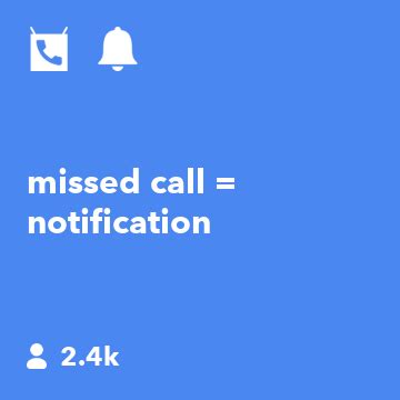Missed Call Notification Ifttt