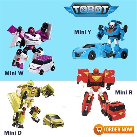 Mainan Tobot Mini Transformer Tobot Transformation Robot To Car Lazada Indonesia
