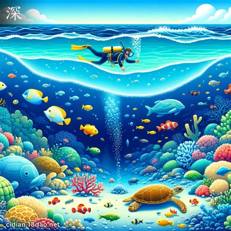 字 深 注音 ㄕㄣ 部首 水 《國語辭典》📘