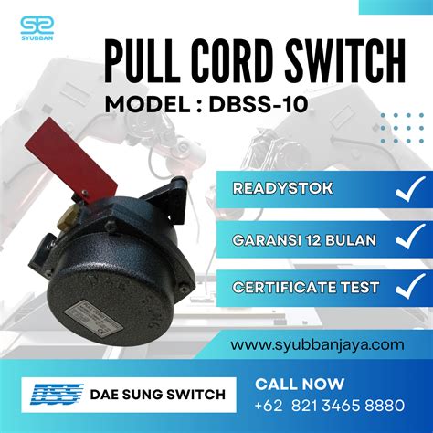 Pull Cord Switch Pull Rope Switch Emergency Stop Switch Dbss 10