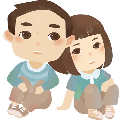 손 일러스트 으로 그린 만화 커 플 친밀 동작 손으로 그린 만화 연인 Png 일러스트 및 Psd 이미지 무료 다운로드