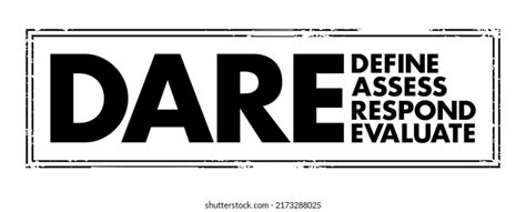 Dare Define Assess Respond Evaluate Acronym Stock Illustration 2173288025 Shutterstock