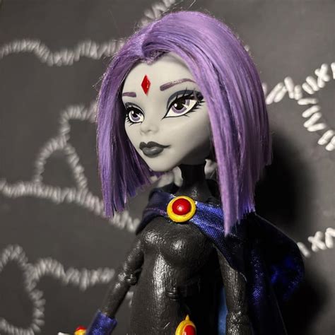 My Second Ever Custom Doll Raven From Teen Titans 🐦‍⬛🔮 For Updates