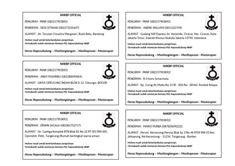 Contoh Form Alamat Pdl Pdf