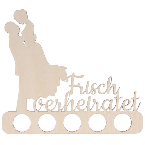 Holzaufsteller Geldgeschenk Goldene Hochzeit 34128