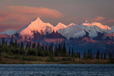 Mount Denali Previously Known As McKinley From Wonder Lake Denali National Park Alaska Poster