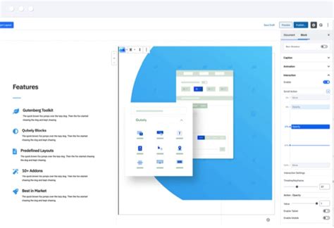 Qubely WP Gutenberg Block Plugin Lifetime Unlimited License Etsy