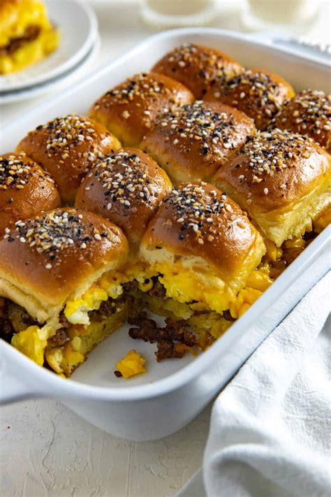 Hawaiian Roll Breakfast Sliders My Kitchen Serenity
