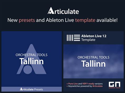 Graphic Noise On Linkedin Ableton Live Template And Articulate Presets For Orchestral Tools