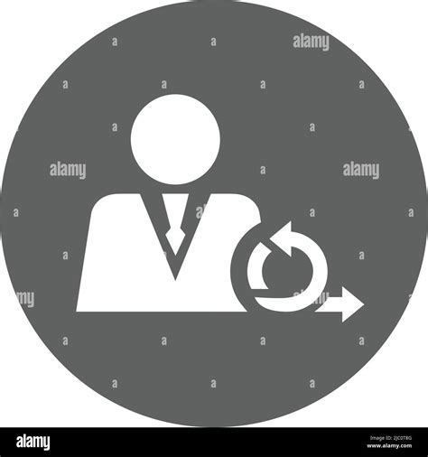 Agile Manager Scrum Icon Use For Commercial Purposes Print Media Web Or Any Type Of Design