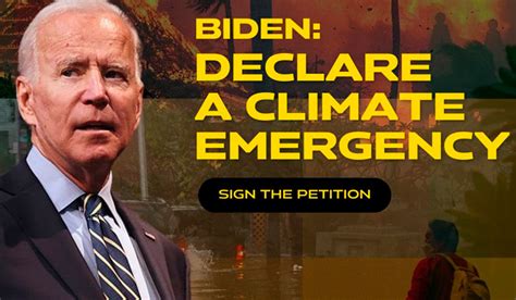 Usa Multiple Calls On President Biden To Declare A Climate Emergency