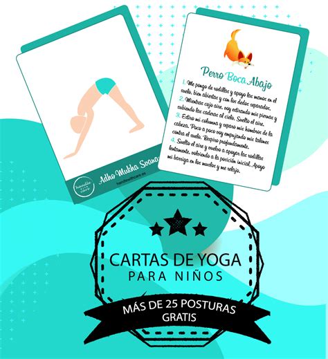 25 Cartas de yoga para niños Descargables Handle with care