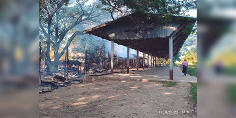 ကန့်ဘလူ ဇော်ချောင်းကျေးရွာအား စစ်တပ်က မီးရှို့၊ နေအိမ် ၂၀ နှင့် ဘူတာရုံ မီးလောင်ဆုံးရှုံး