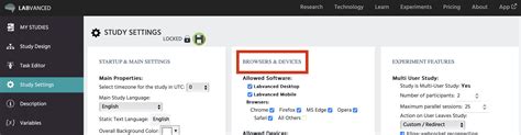 Browsers And Devices Settings Learn