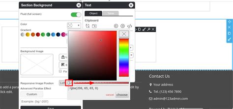 Section Background Color Doesn T Change RVglobalsoft