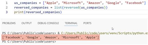 How To Reverse A List In Python