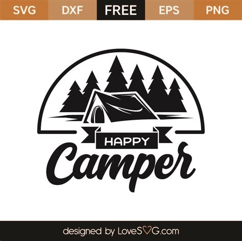 Happy Camper Svg Cut File Svg Lovesvg