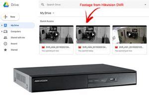 Hikvision DVR Google Drive Recording Setup Learn CCTV