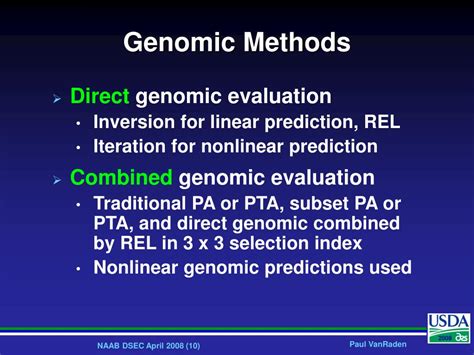 Ppt Genomic Prediction Results Powerpoint Presentation Free Download