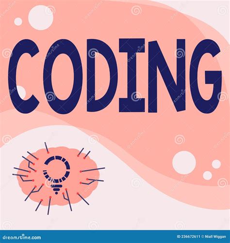 Inspiration Showing Sign Coding Business Overview Assigning Code To Something For