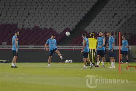 Latihan Timnas Argentina Di SUGBK Foto TribunNews