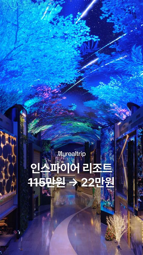 마이리얼트립 🔥 인스파이어 리조트 단독 특가 Open 선착순 판매 기한은 4 28 일 까지 워터파크 패키지 115만원 →