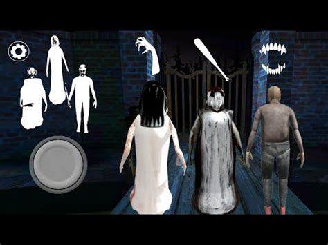 Escaping As Granny Grandpa And Slendrina In Granny Granny New Mod Youtube