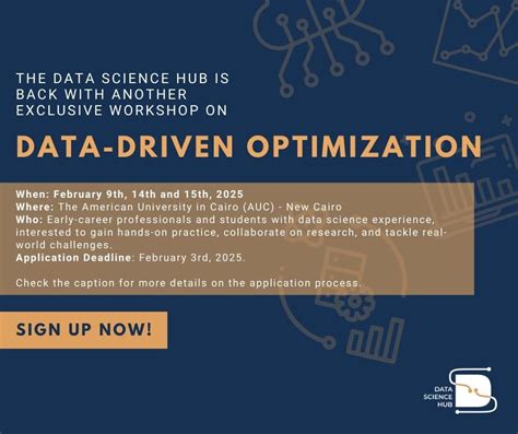 🚀 the data science hub is back with its annual workshop data science hub